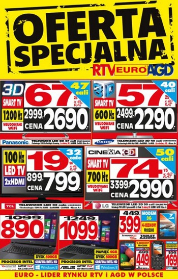 RTV EURO AGD - "Oferta specjalna" - GazetkaPromocyjna24